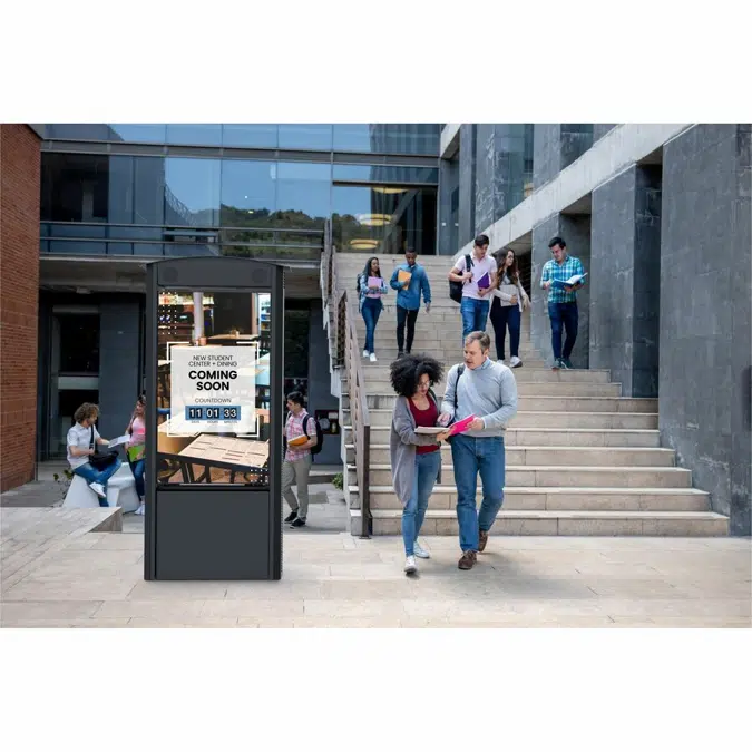 BIM objects - Free download! Peerless-AV® Dual-Sided Smart City Kiosk ...