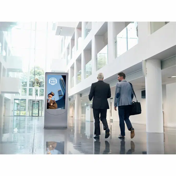 BIM objects - Free download! Peerless-AV® Portrait Back-to-Back Kiosks ...