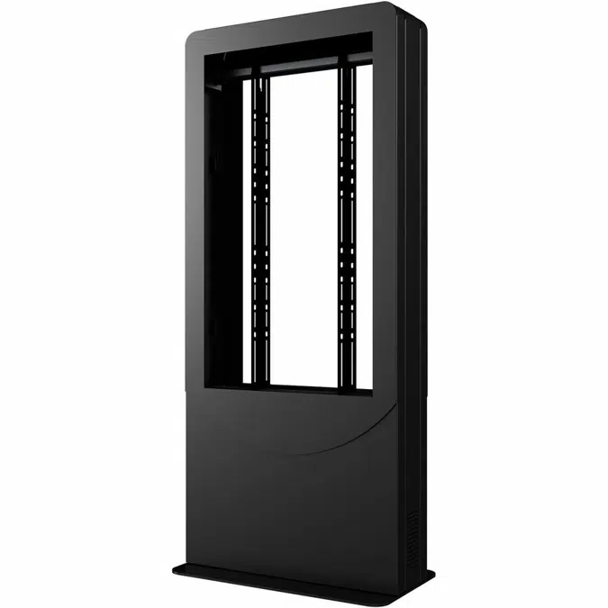 BIM objects - Free download! Peerless-AV® Portrait Back-to-Back Kiosks ...