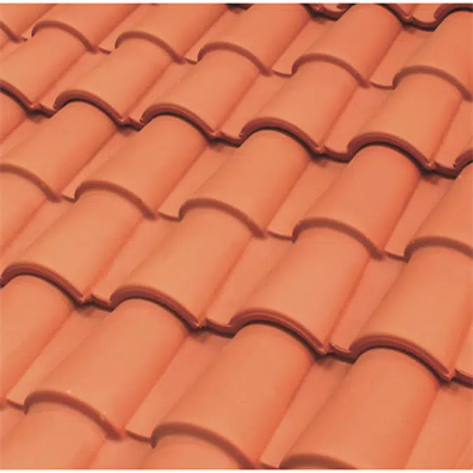 BIM objects - Free download! Double Mixed Roof Tile | BIMobject