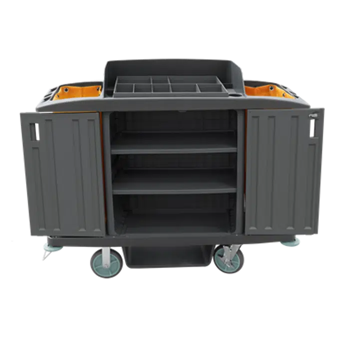 BIM objects - Free download! CLOSED SERVICE TROLLEY WITH DOORS | BIMobject