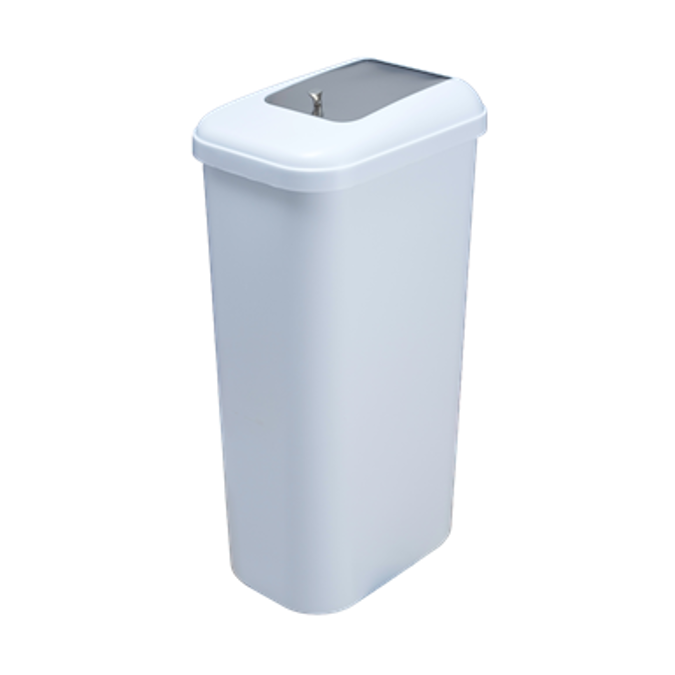 BIM objects - Free download! FEMENINE HYGIENE SANITARY BIN, INOX STEEL ...