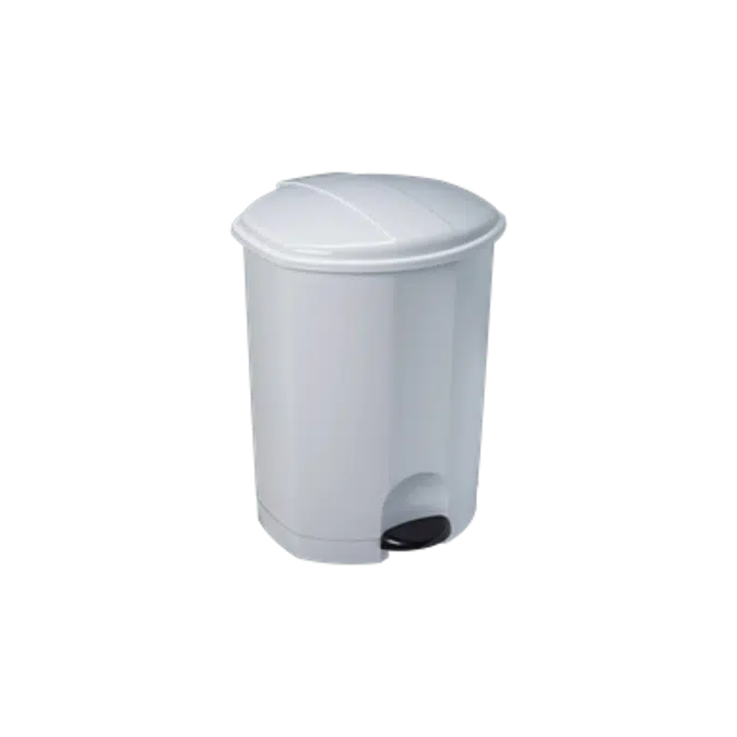 BIM objects - Free download! PLASTIC PEDAL BIN | BIMobject