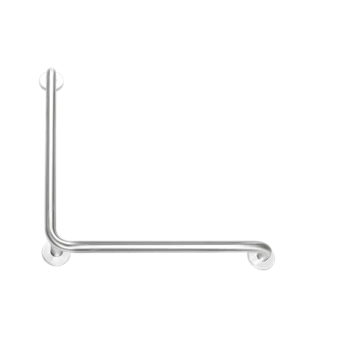 BIM objects - Free download! Steel corner grab bar 600x600 | BIMobject