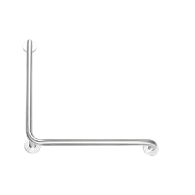 BIM objects - Free download! Steel corner grab bar 600x600 | BIMobject