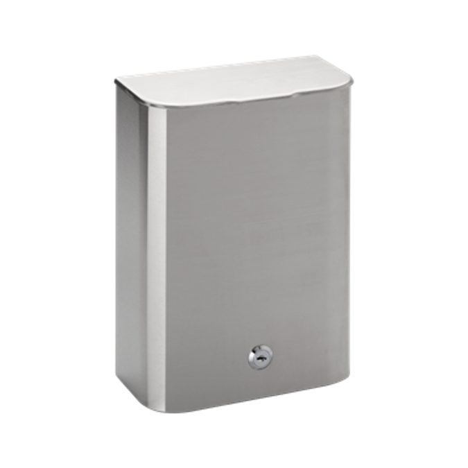 BIM objects - Free download! Inox feminine hygiene bin | BIMobject