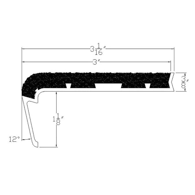BIM objects - Free download! Type WP3 Spectra® Nosings, Profiles for ...