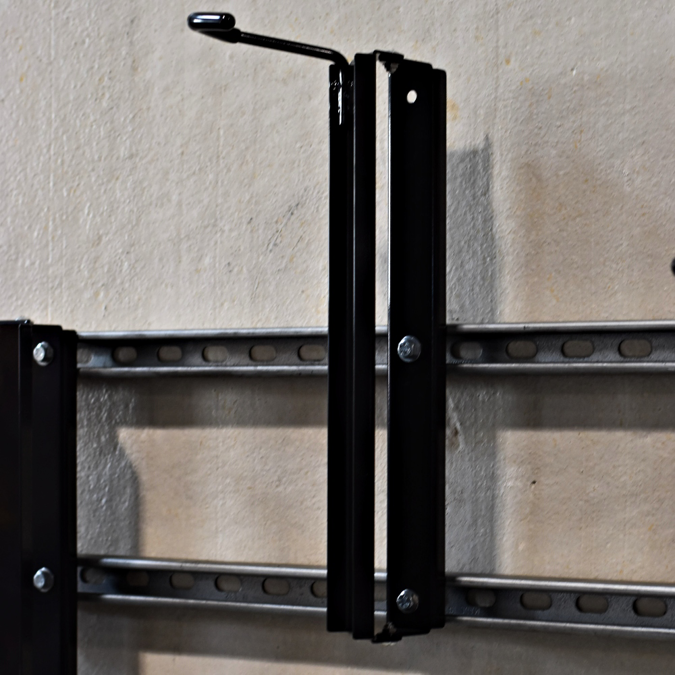 BIM objects - Free download! Swing Storage Vertical Bike Rack, 1 Bike ...