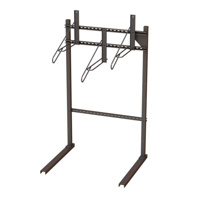 BIM objects - Free download! Vertical Bike Storage Rack, 1-4 Bike ...