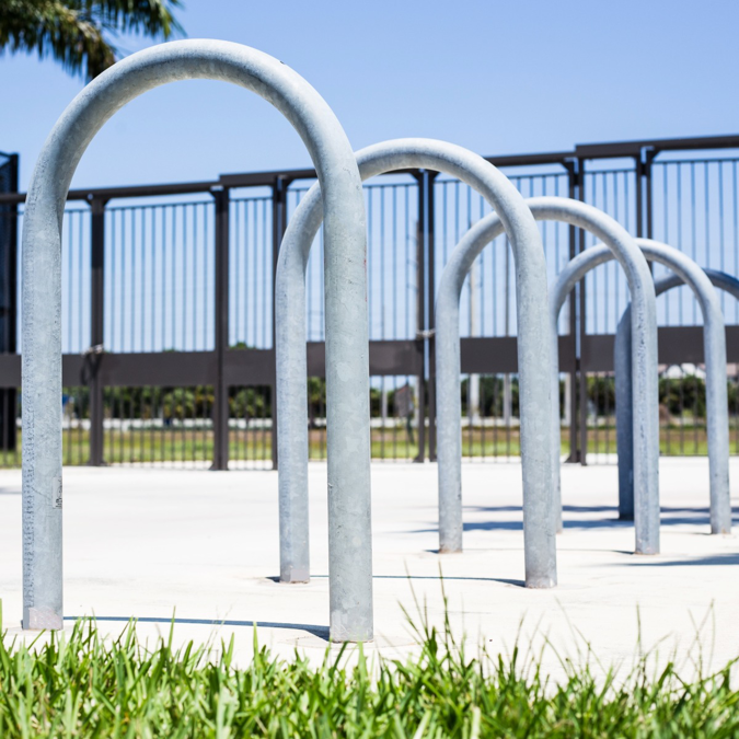 BIM objects - Free download! 'U' Bike Rack, 2 Bike Capacity | BIMobject