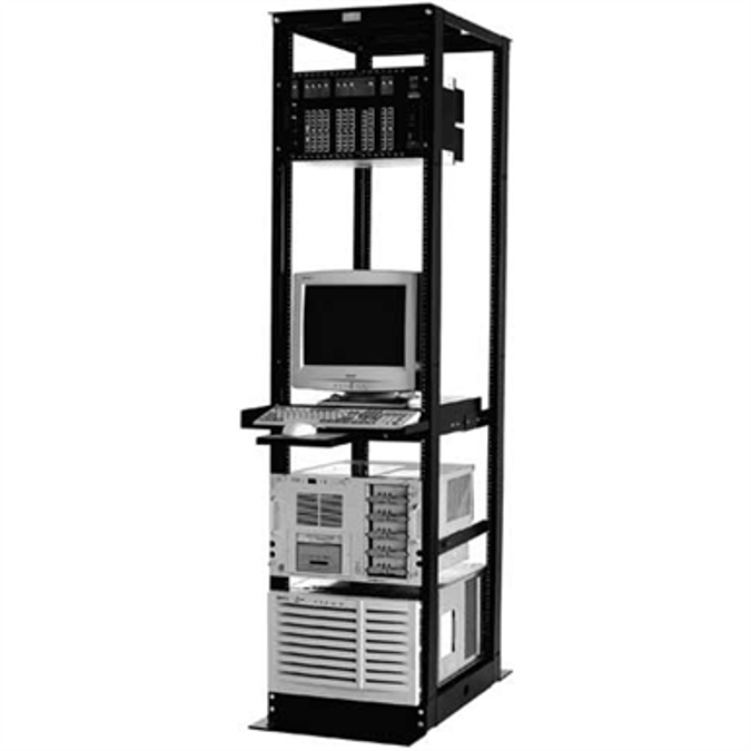 BIM objects - Free download! QuadraRack™ 4-Post Frame | BIMobject