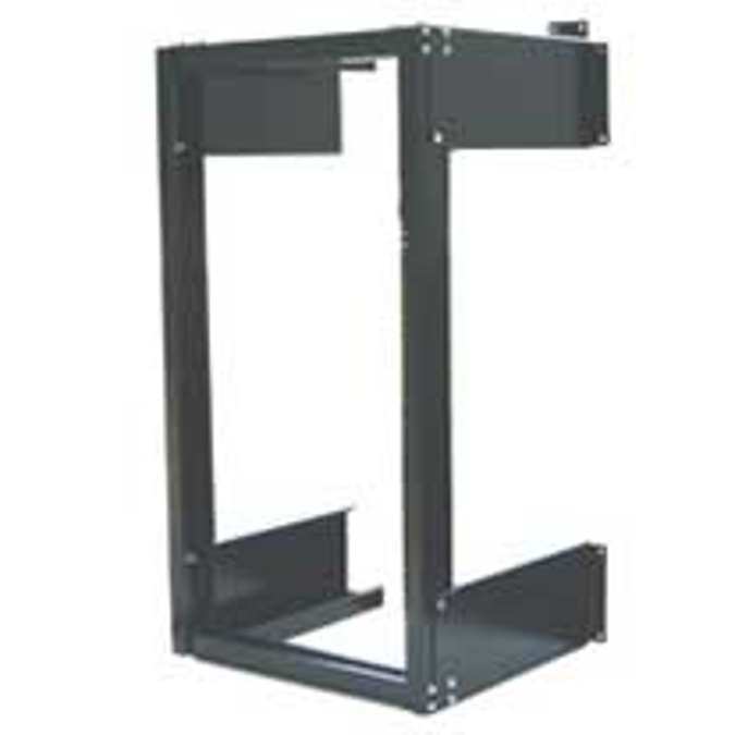 BIM objects - Free download! Heavy-Duty Wall-Mount Equipment Rack ...
