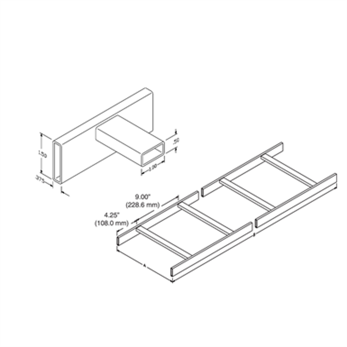 BIM nesneleri - Ücretsiz indirin! TELCO-Style Cable Runway | BIMobject