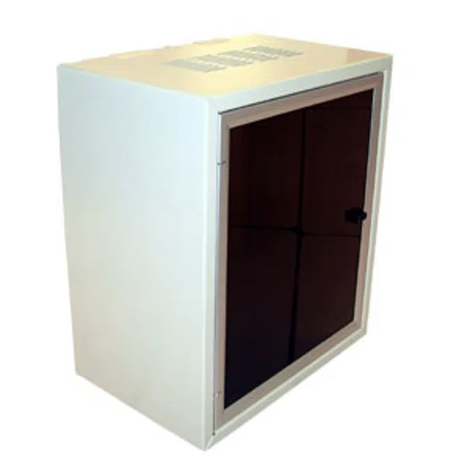 Objetos BIM - ¡Descarga gratis! Wall-Mount Rack with Enclosure | BIMobject