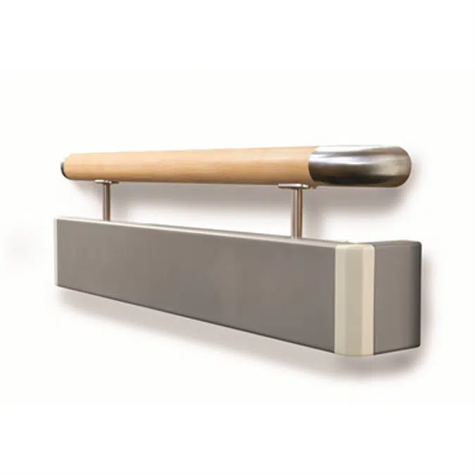 BIM objects - Free download! Guardian Twin Handrail Timber: 125PR ...