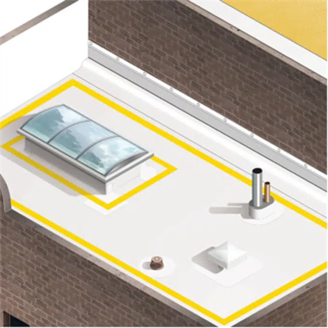 BIM objects - Free download! TPO Membrane Everguard TPO Walkway - Grey ...