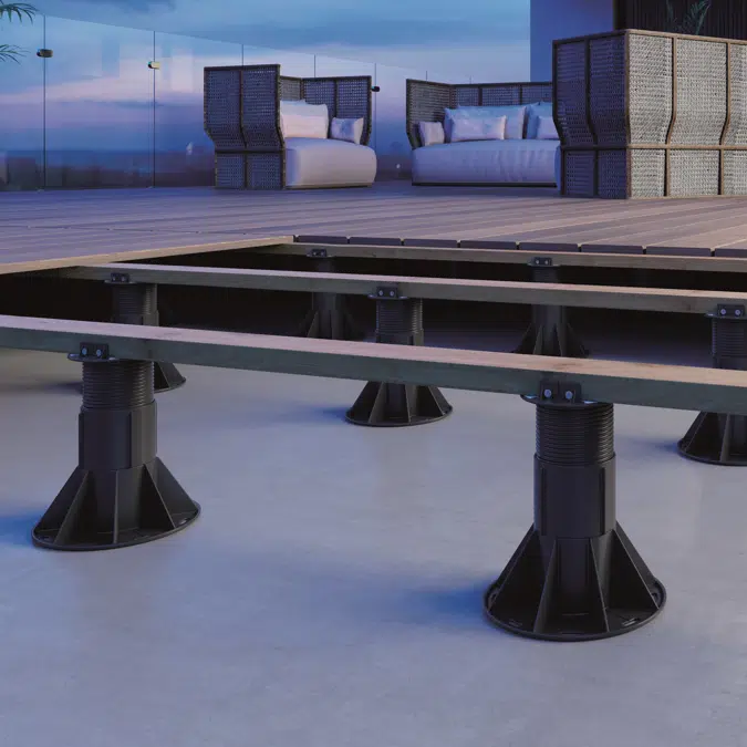 BIM objects - Free download! Supports for raised floors PP Level DUO ...