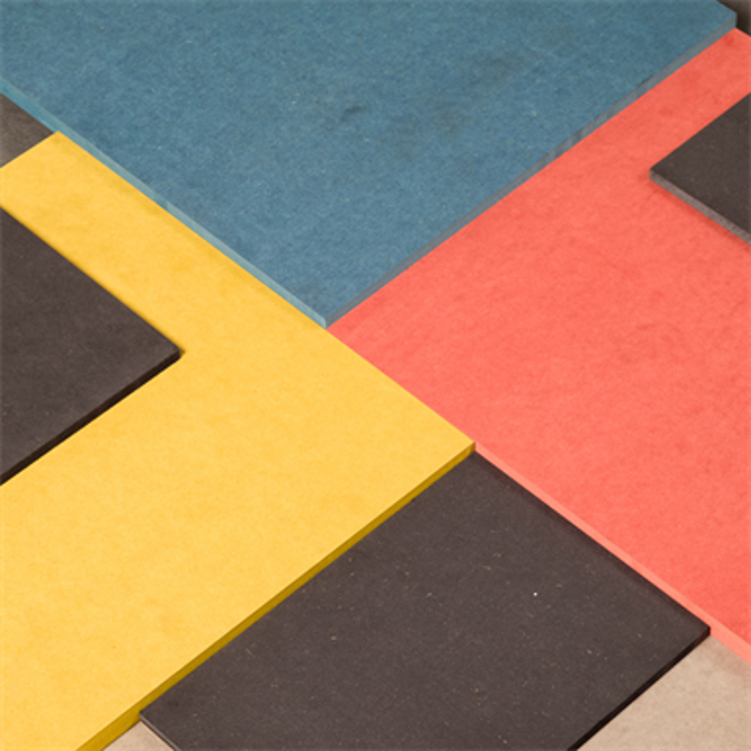 Objetos BIM - ¡Descarga gratis! Fibracolour EZ : Coloured MDF | BIMobject