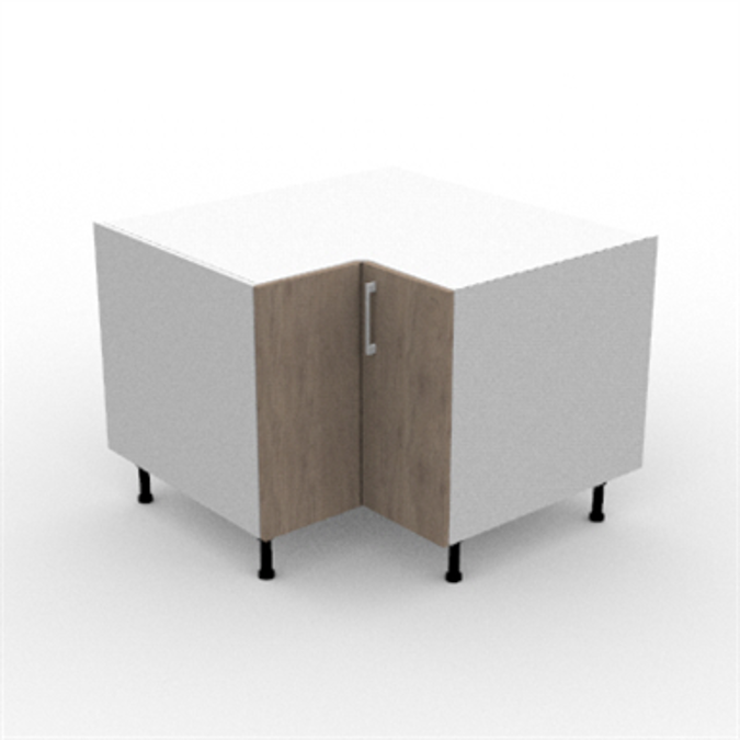 BIM objects - Free download! Pro Base L Corner unit 1080x1080 | BIMobject