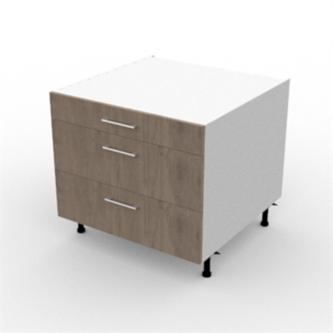 BIM objects - Free download! Pro Base Drawer unit 900 | BIMobject