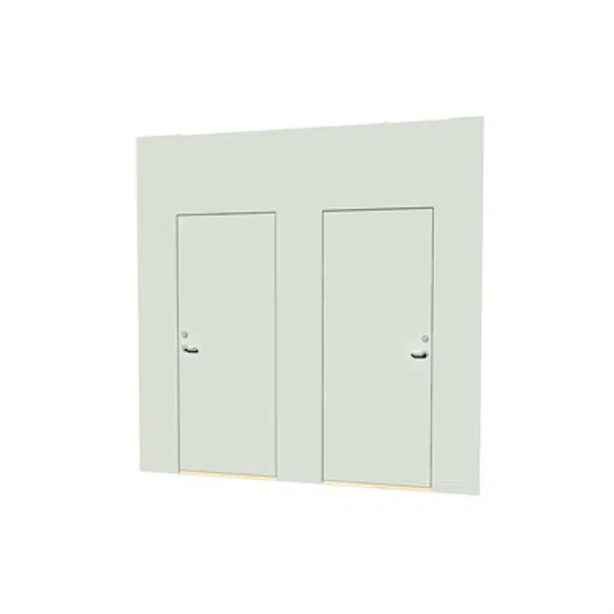 Last ned gratis BIM-innhold fra BIMobject Double Door Full | BIMobject