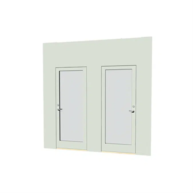 Об'єкти BIM – скачати безкоштовно! Double Door Glass | BIMobject
