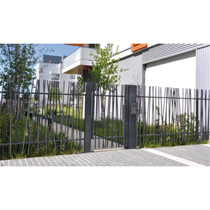 Objetos BIM - ¡Descarga gratis! RESILOG OOBAMBOO Swing gate | BIMobject