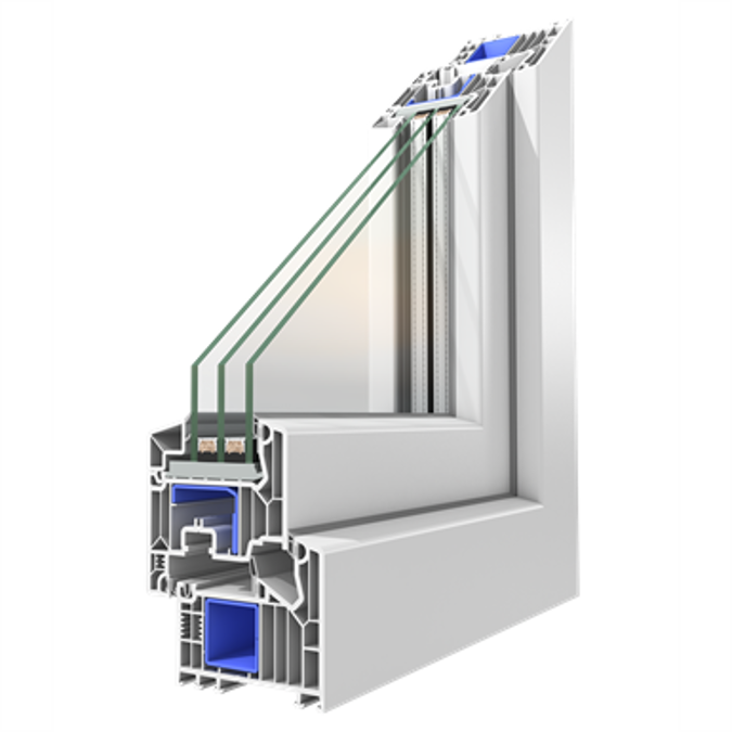Objetos BIM - ¡Descarga gratis! OKNOPLAST window WINERGETIC STANDARD ...