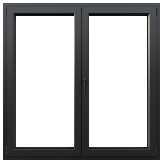 BIM objects - Free download! OKNOPLAST window PAVA, double-sash window ...