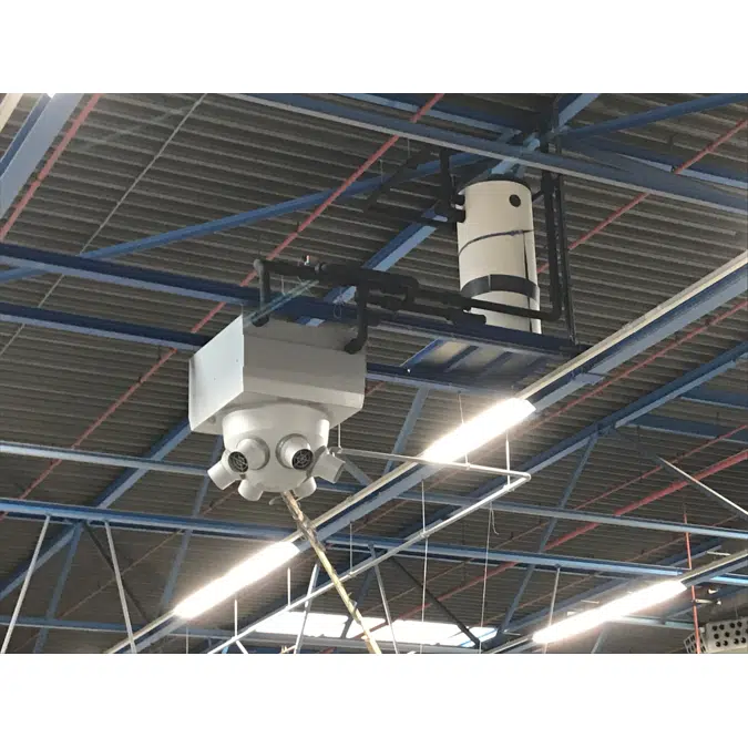 Objetos BIM - ¡Descarga gratis! Industrial Heater - NOZ2 - Water Heated ...