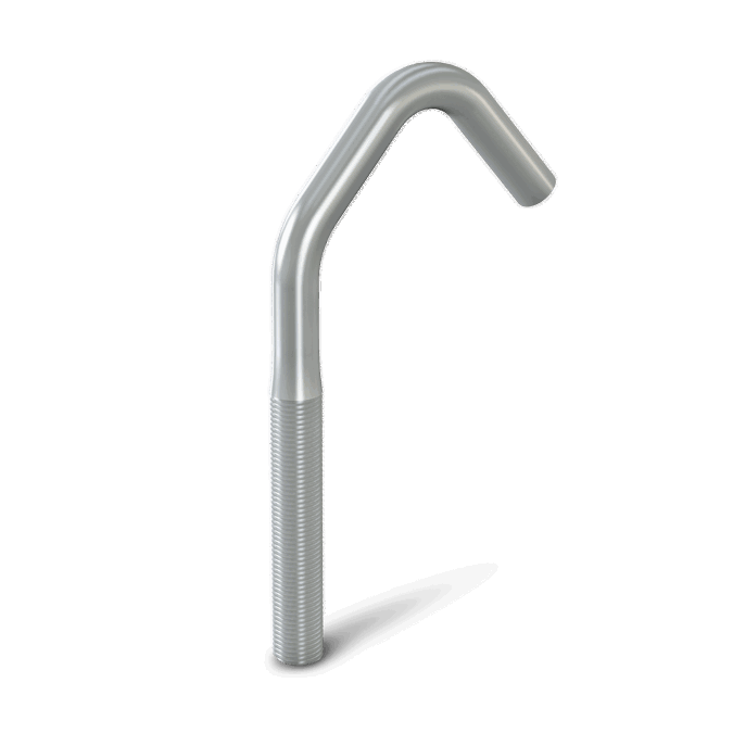 BIM objects - Free download! NICZUK J angled hook bolt HT | BIMobject