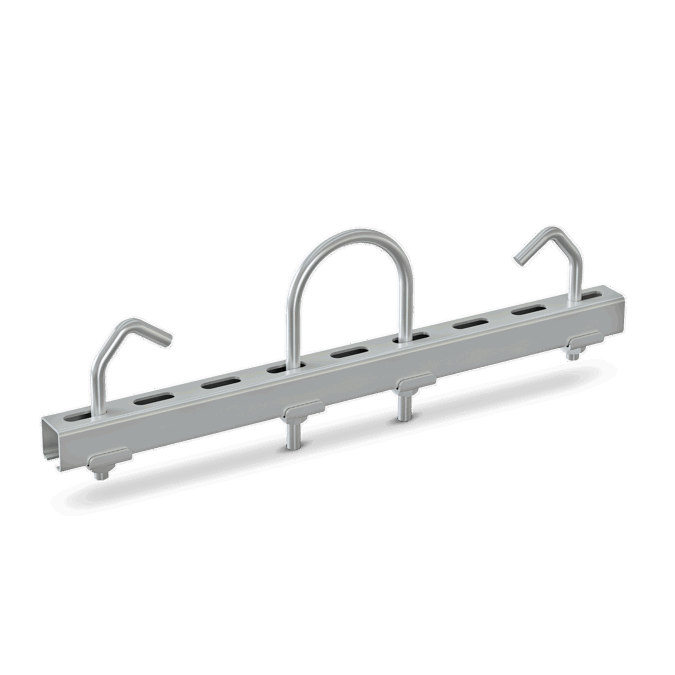 BIM objects - Free download! NICZUK Trapeze sheet pipe support channel ...