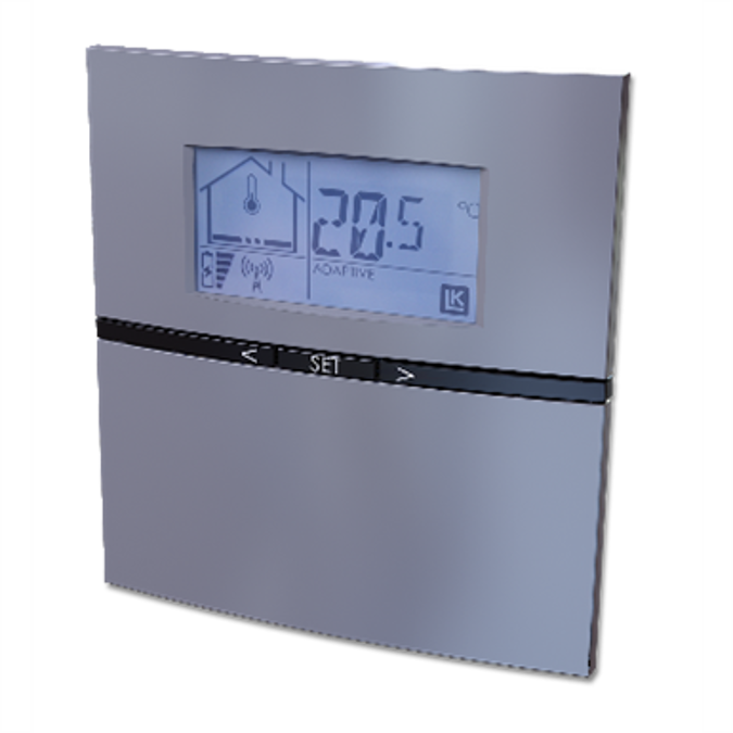 BIM objects - Free download! Room Thermostat W ICS.2 Silver | BIMobject