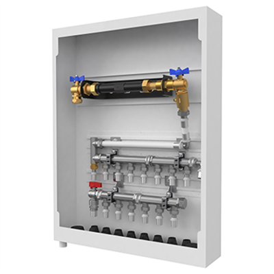 BIM objects - Free download! Water meter Cabinet UNI 8/6 L | BIMobject