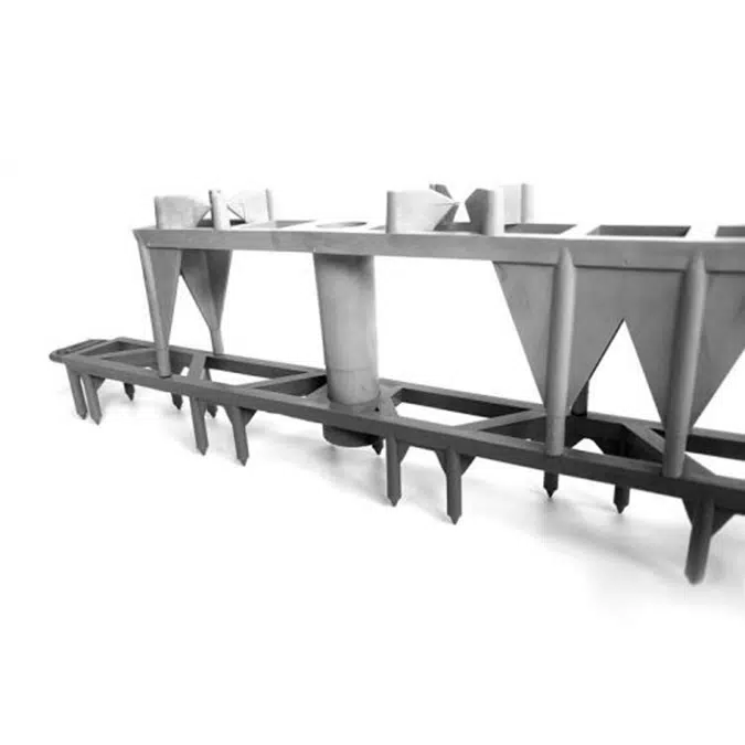 BIM objects - Free download! Plastic spacer for concrete Vespertilio ...