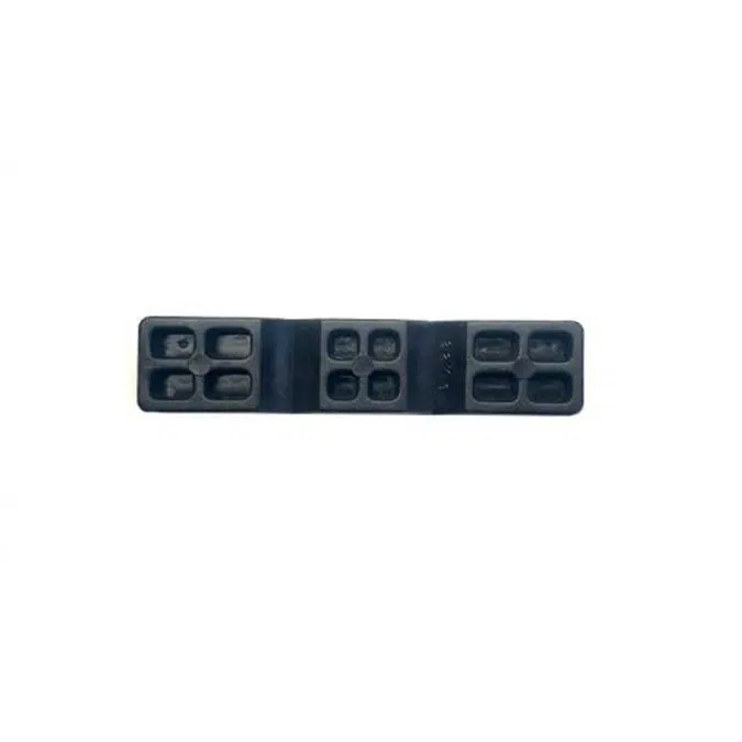 BIM objects - Free download! Three-glazing-packer strip 98x20x8 mm ...