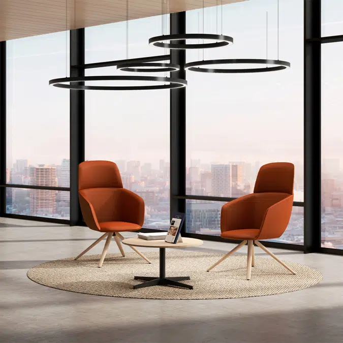 BIM objects - Free download! Bool upholstered armchairs | BIMobject