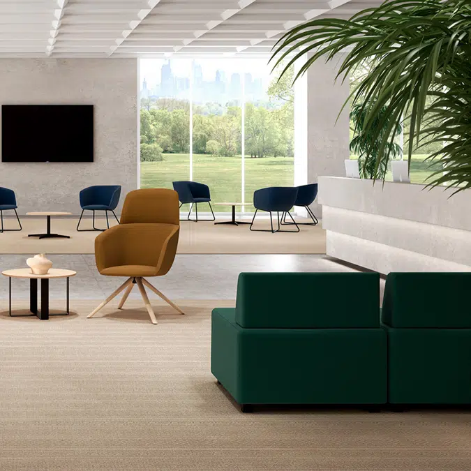 BIM objects - Free download! Bool upholstered armchairs | BIMobject