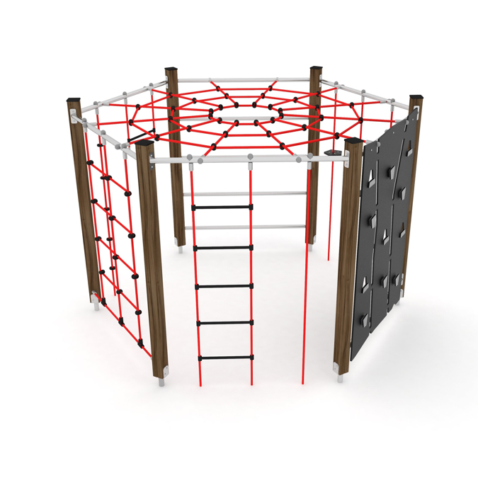 BIM objects - Free download! CLIMBOO Jungle gym M | BIMobject