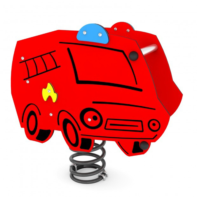 BIM objects - Free download! SPRING Fire truck | BIMobject