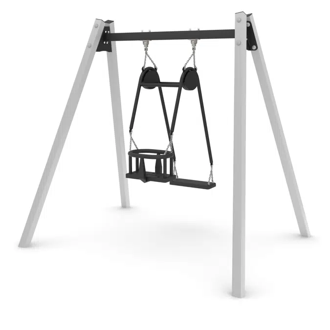BIM objects - Free download! SWING Double Swing for baby and adult ...