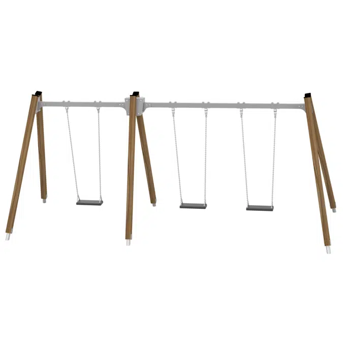 Objetos BIM - ¡Descarga gratis! SWING WD 3 Seats (Flat seats R1 ...