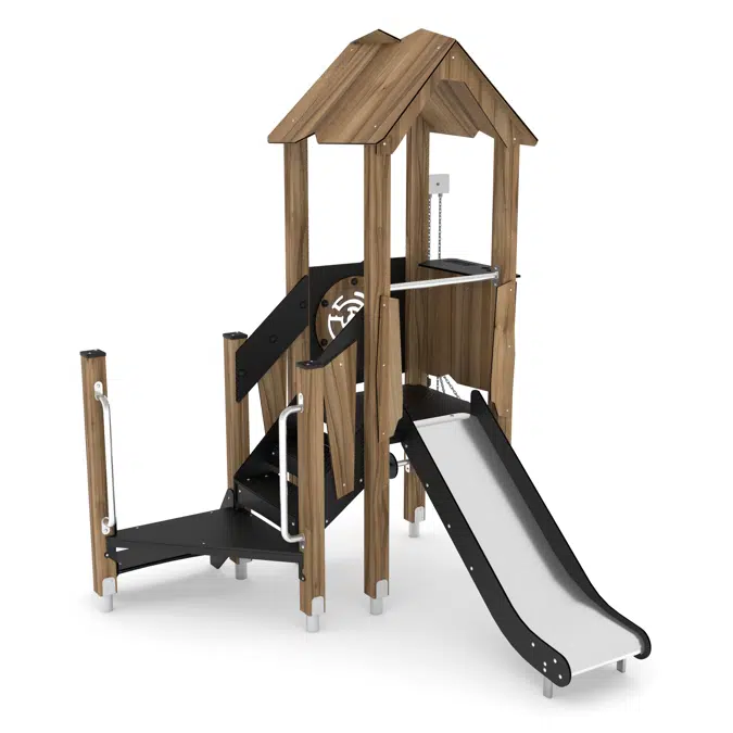 BIM objects - Free download! WOODEN Activity Tower | BIMobject