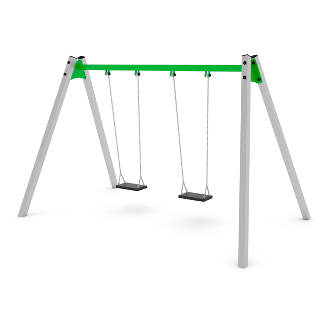 BIM objects - Free download! Swing ST swing set (Including 2 swings ...