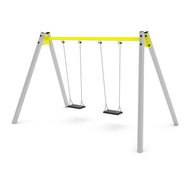 BIM objects - Free download! Swing ST swing set (Including 2 swings ...