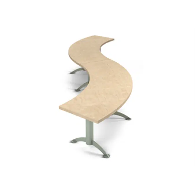 BIM objects - Free download! Seat bench Rondo HT curved 200x50 cm ...