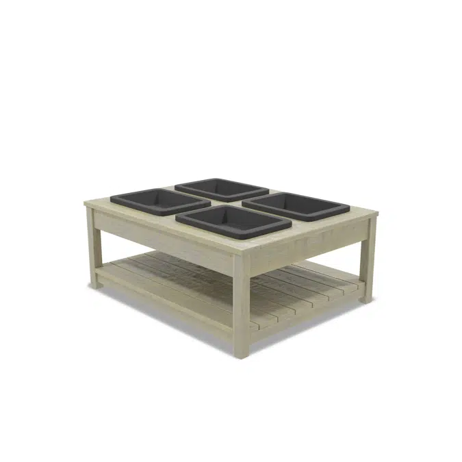 BIM objects - Free download! Urban sorteringsbord 0-3 år 99x79 H40 cm ...