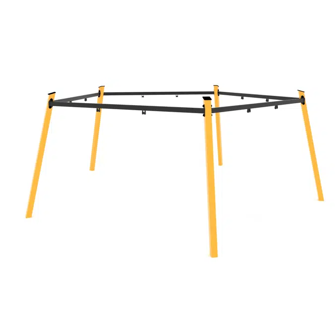 BIM objects - Free download! SWIING ST Swing set for 5 seats | BIMobject