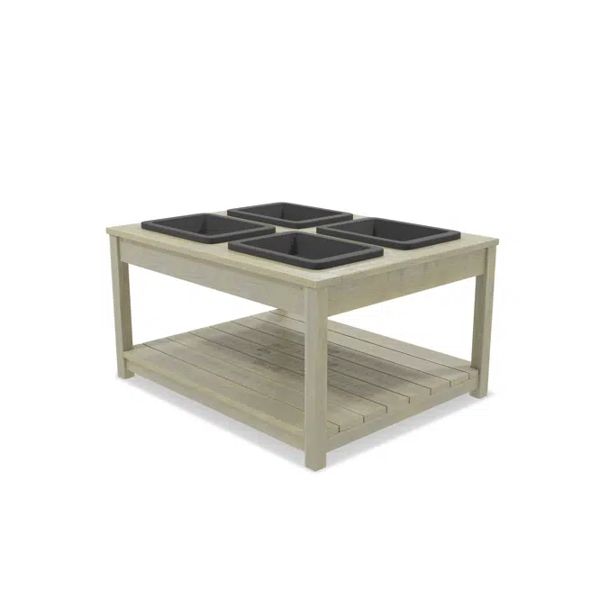 Objetos BIM - ¡Descarga gratis! Urban sorteringsbord 3-6 år 99x79 H55 ...