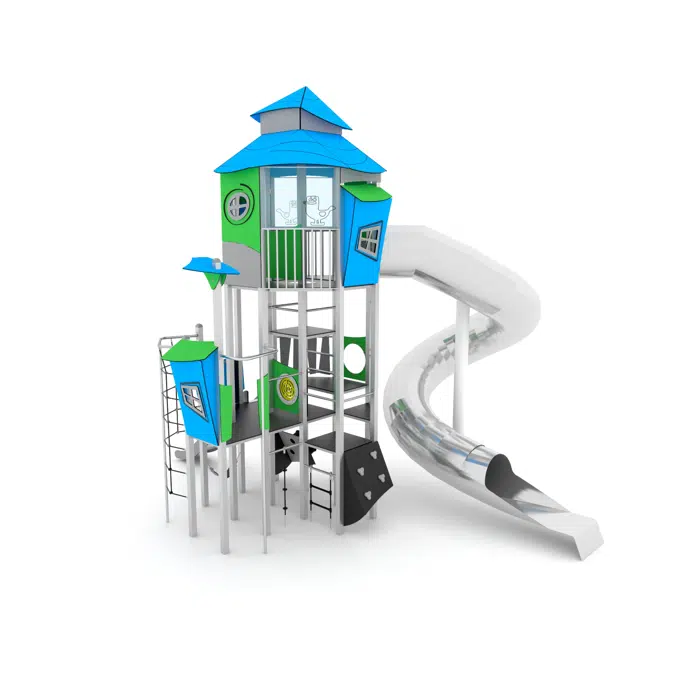 BIM objects - Free download! STEEL+ Activity tower/ Ship (Large ...